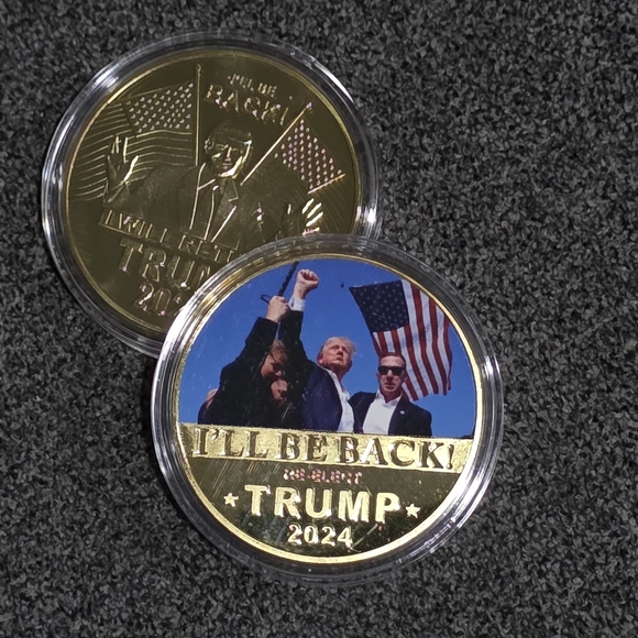 Other | Gold Ill Be Back Trump 224 Commemorative Coin Set | Poshmark